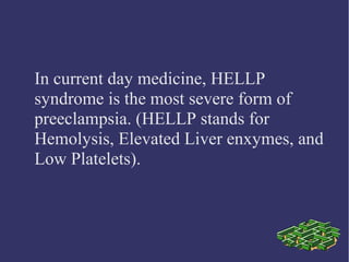 Cell Free DNA Preeclampsia and HELLP | PPT | Pregnancy | Reproductive ...