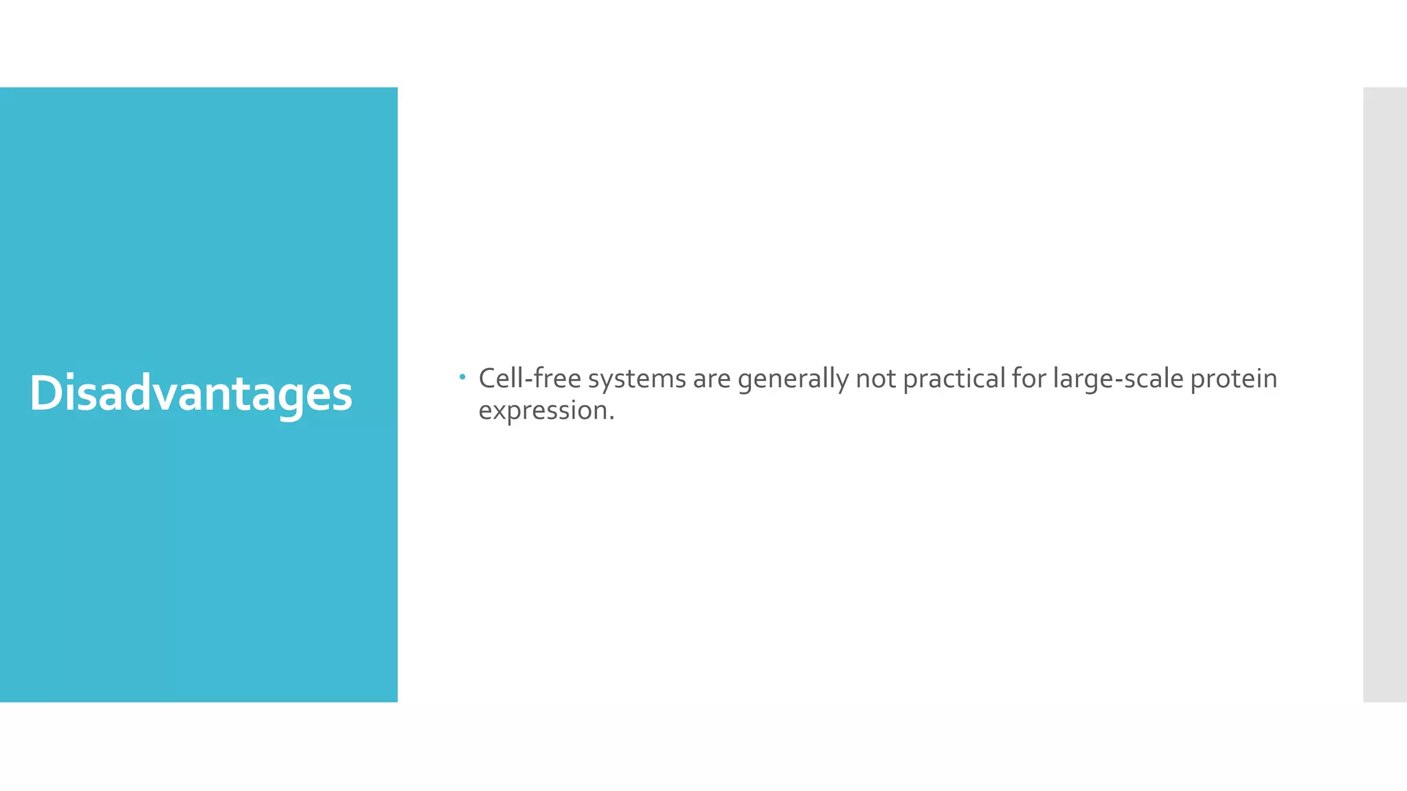 Cell free protein expression system | PPTX