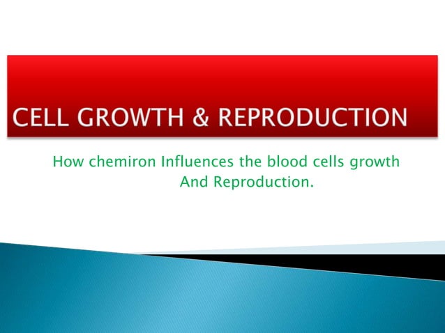 Cell growth & reproduction | PPT