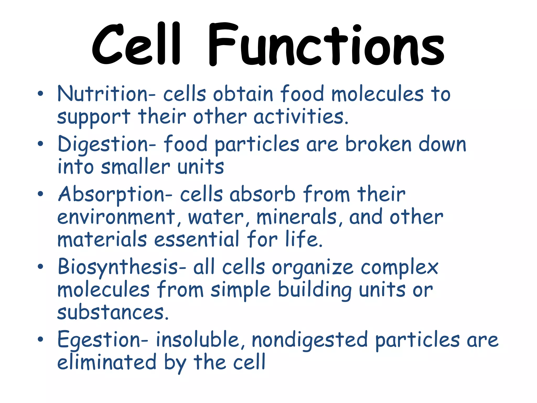Cell history for students | PPTX