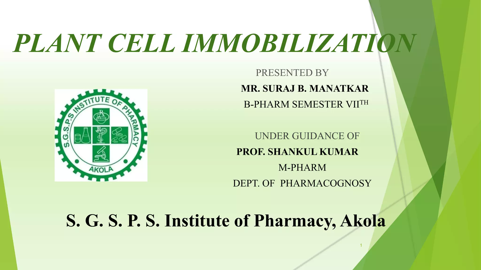 Cell immobilization technique. | PPTX