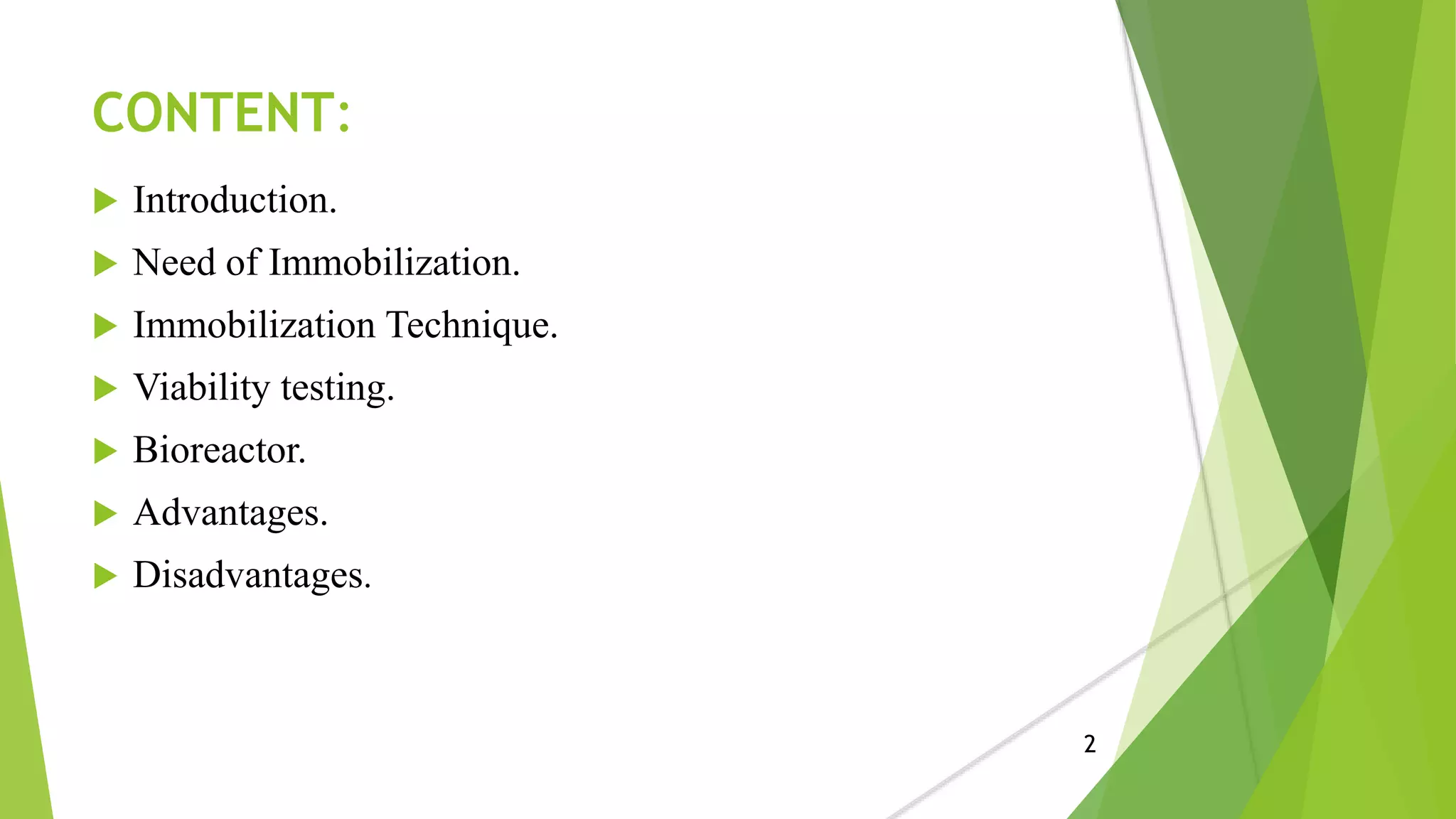 Cell immobilization technique. | PPTX