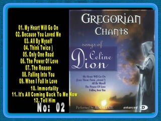 GREGORIAN SONGS OF CELINE DION No:2 | PPT