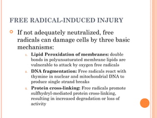 Cell injury | PPT | Chemistry | Science