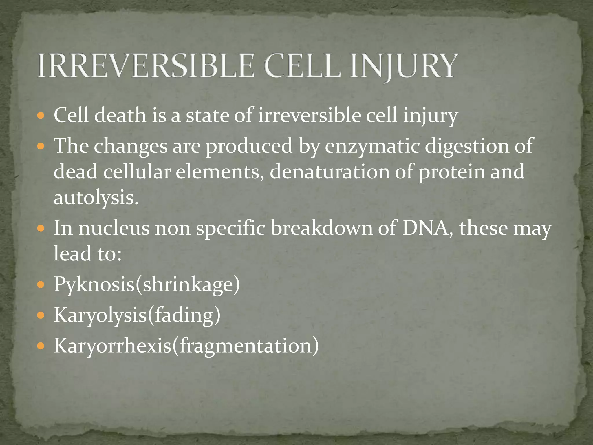 Cell injury | PPTX