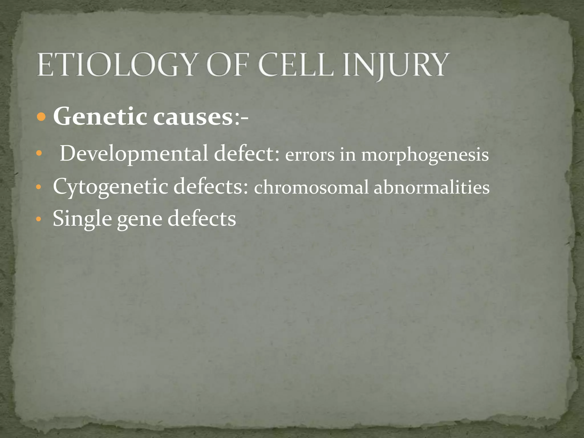 Cell injury | PPTX
