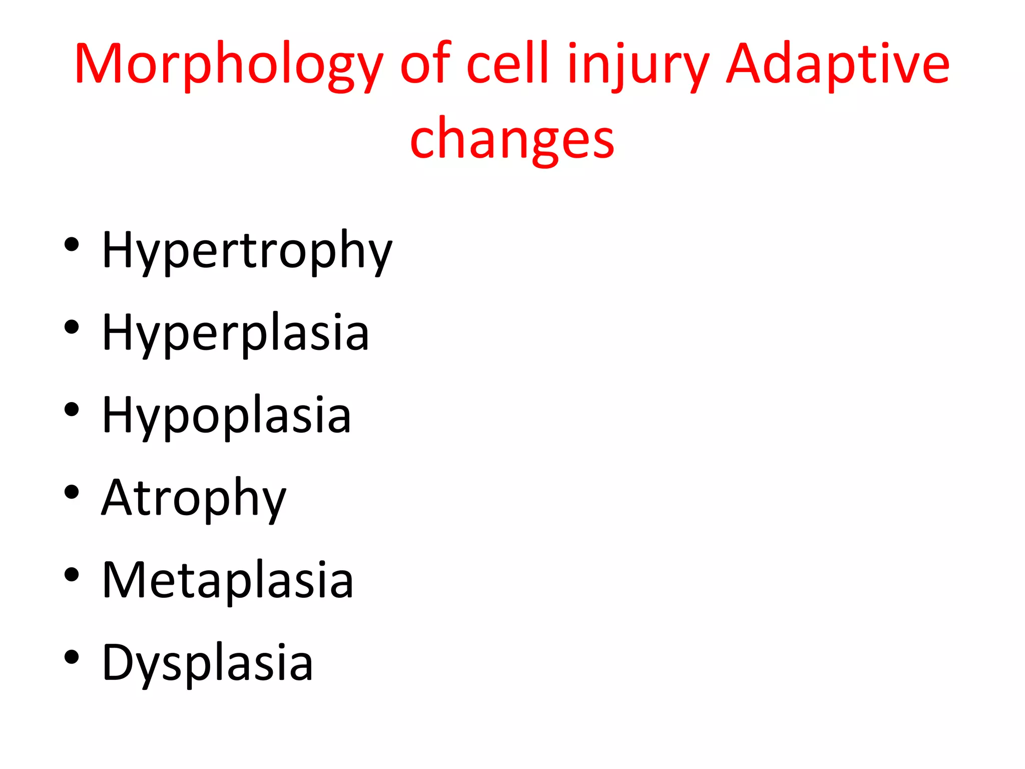Cell injury-morphology | PPT