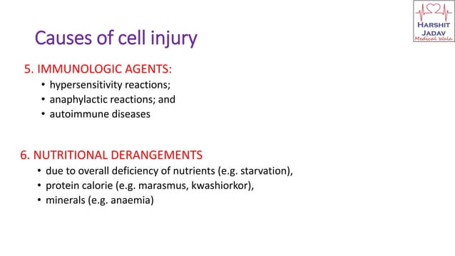 Cell injury and Cellular Adaptation: Pathology | PPTX | Biological ...