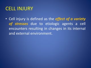 Cell injury | PPTX