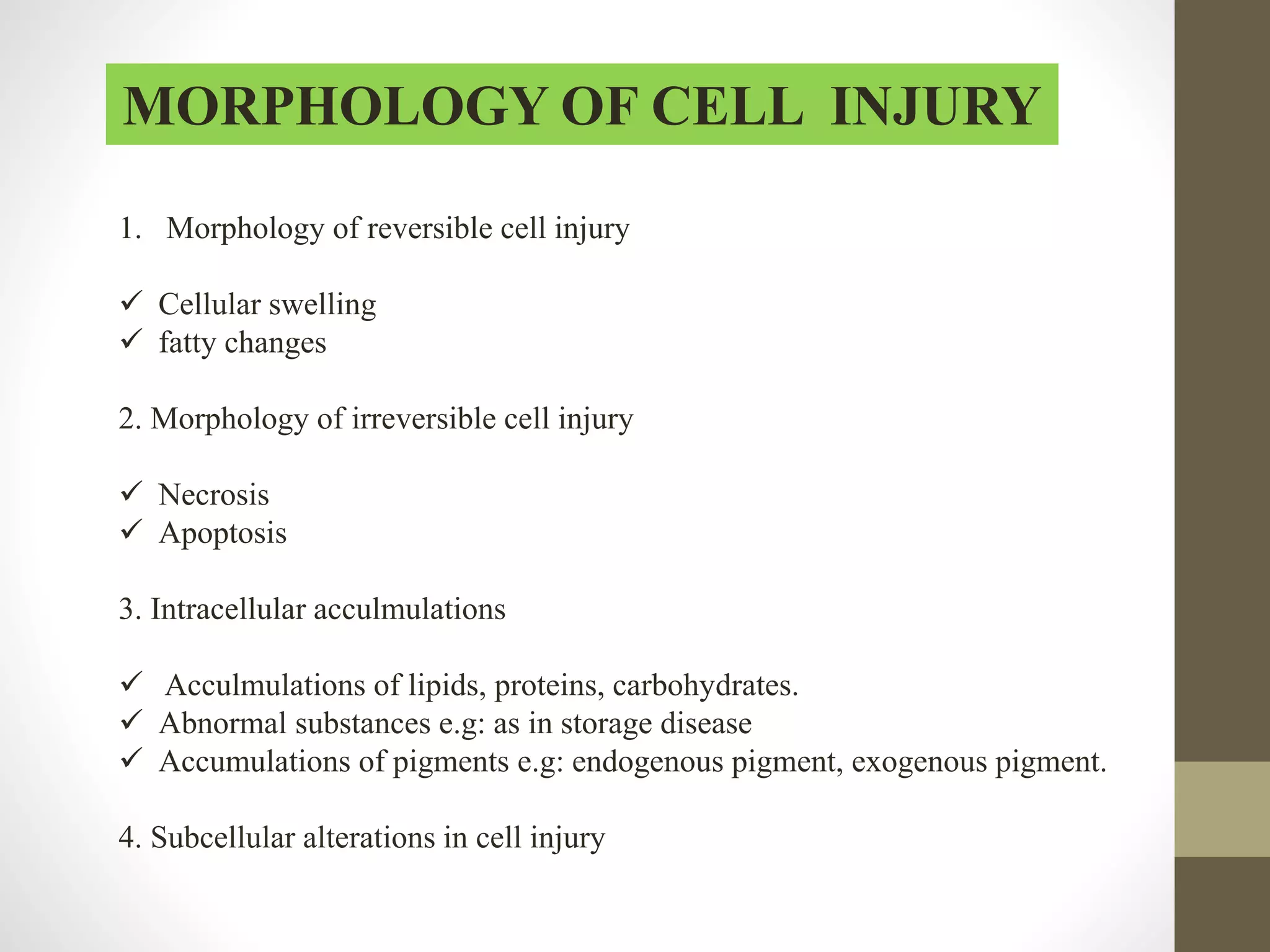 Basic principles of Cell injury and Adaptation | PPTX