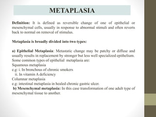 Basic principles of Cell injury and Adaptation | PPTX