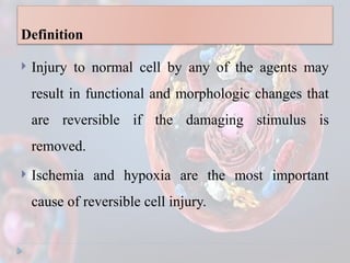 CELL INJURY (Reversible OR Irreversible Cell Injury | PPTX