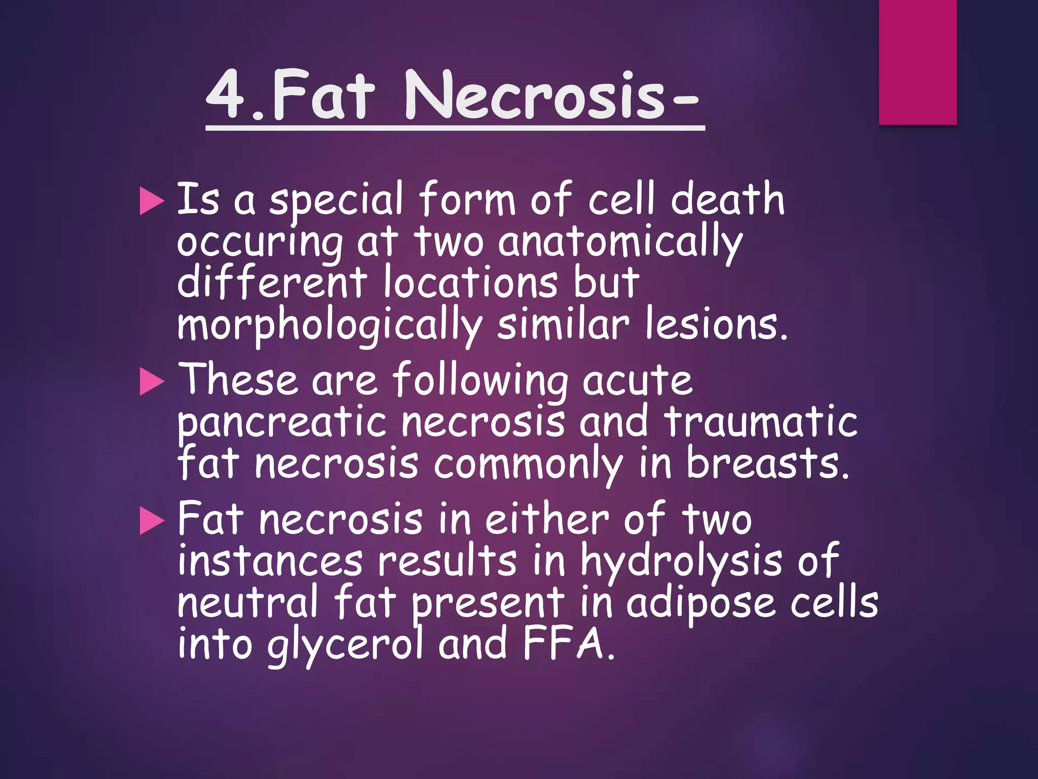 Cell injury-I Overview of cellular necrosis | PPTX