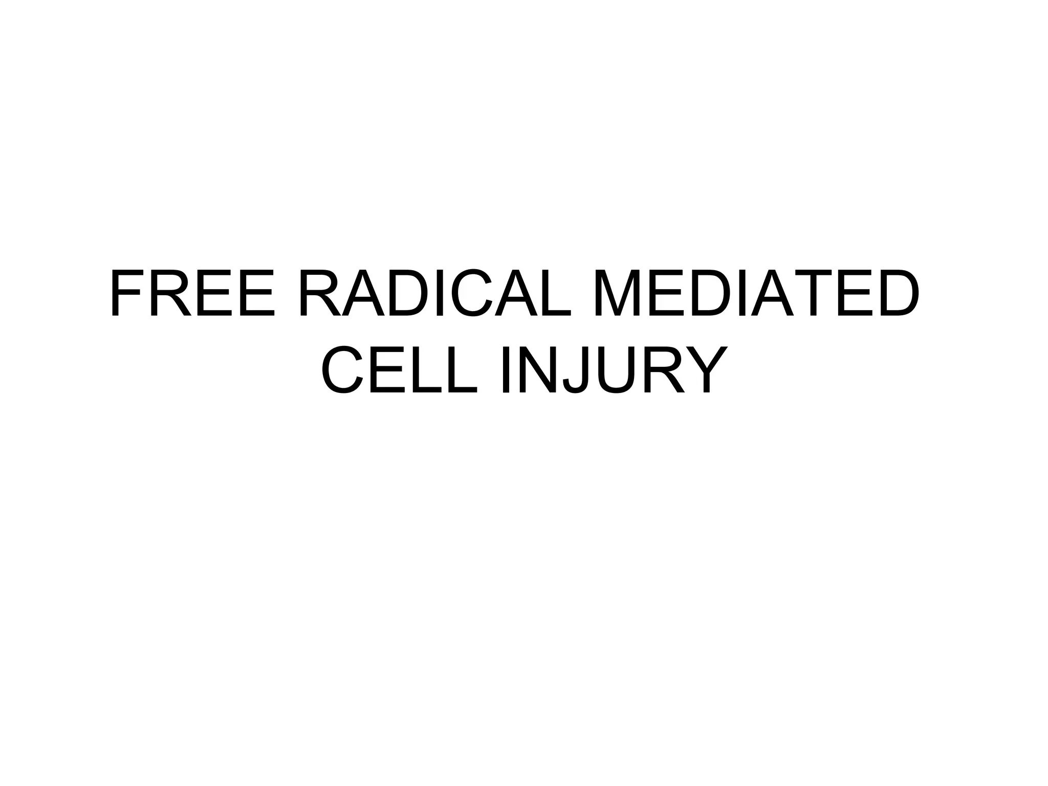 Cell injury: causes, pathogenesis, Morphology of reversible cell injury ...
