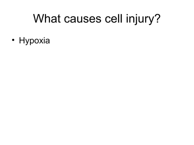 Cell injury: causes, pathogenesis, Morphology of reversible cell injury ...