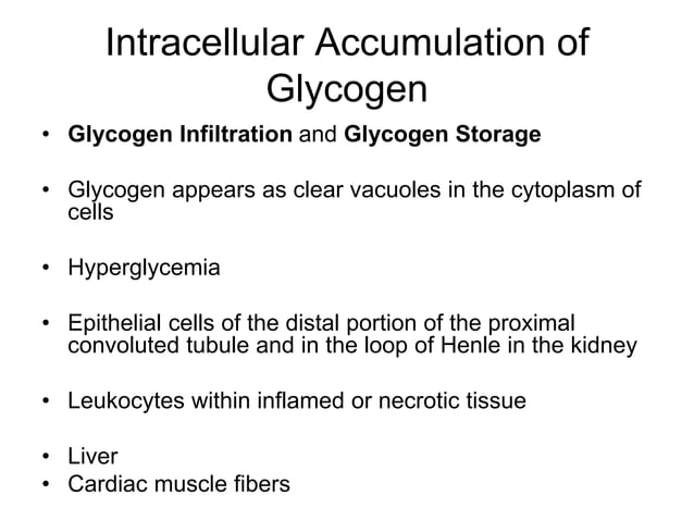 Cell injury : Intracellular accumulations | PPTX | Endocrine and ...