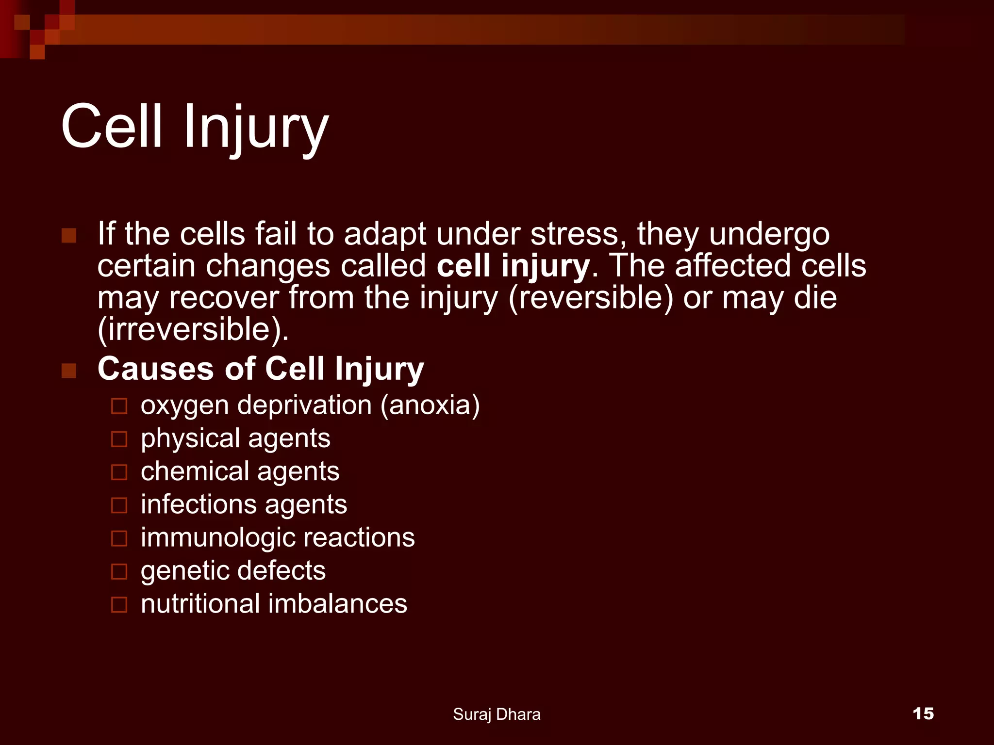 Cell injury & Cell death | PPTX