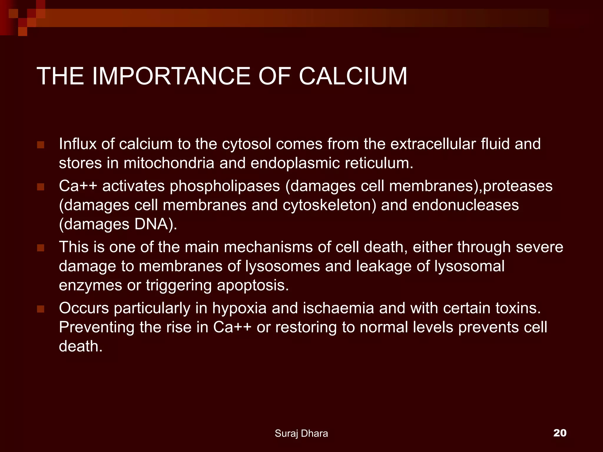 Cell injury & Cell death | PPTX