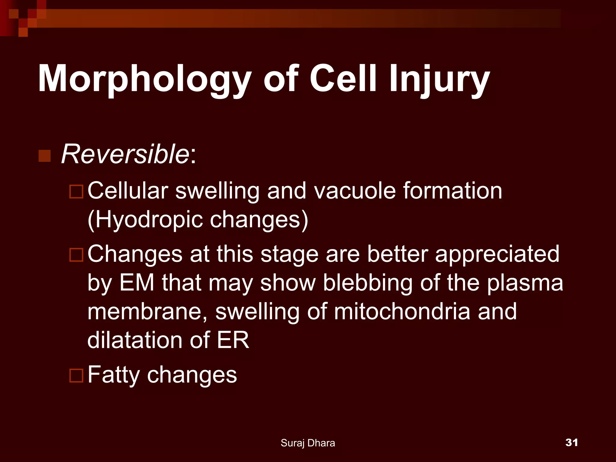 Cell injury & Cell death | PPTX