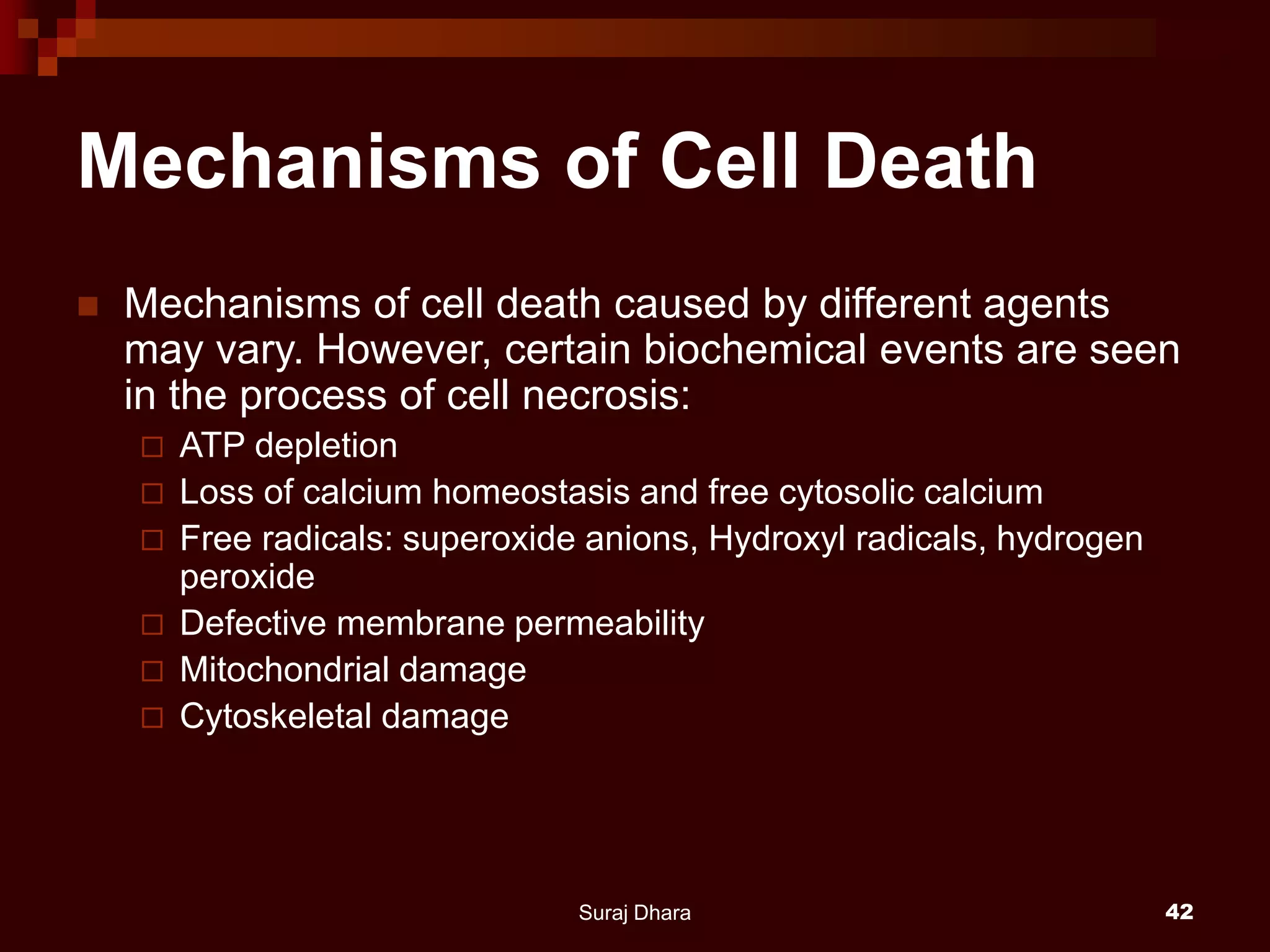 Cell injury & Cell death | PPTX