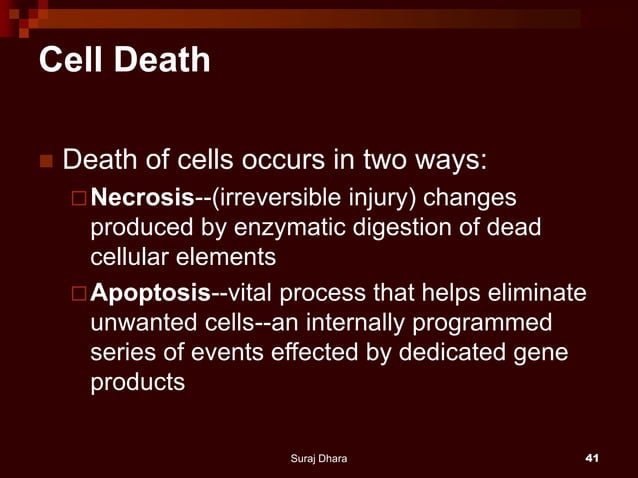 Cell injury & Cell death | PPTX