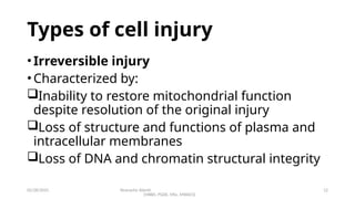 Histopathology: Cell injury, death and adaptation lecture-1 | PPTX