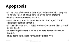 Histopathology: Cell injury, death and adaptation lecture-1 | PPTX