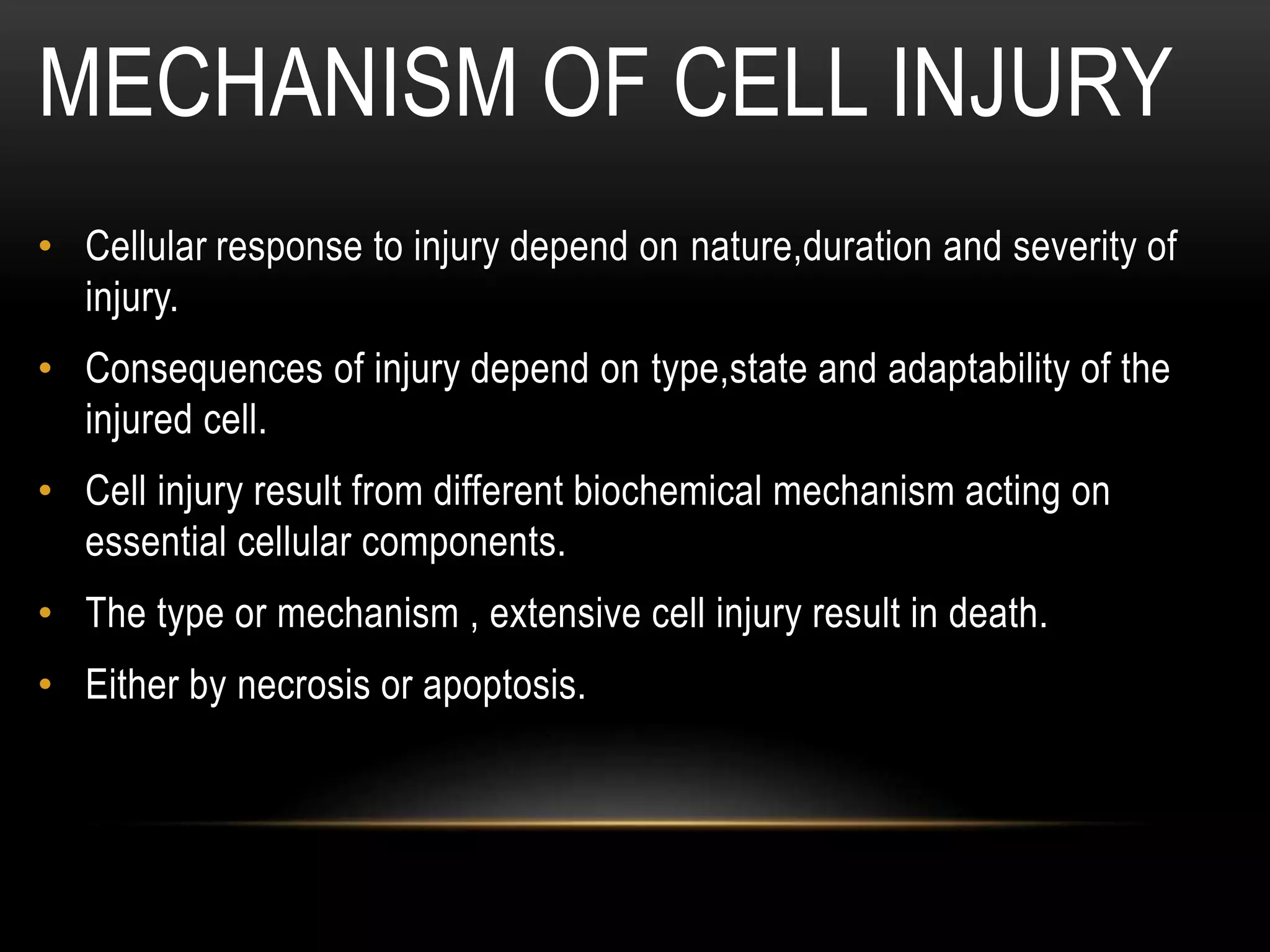 Cell injury | PPTX