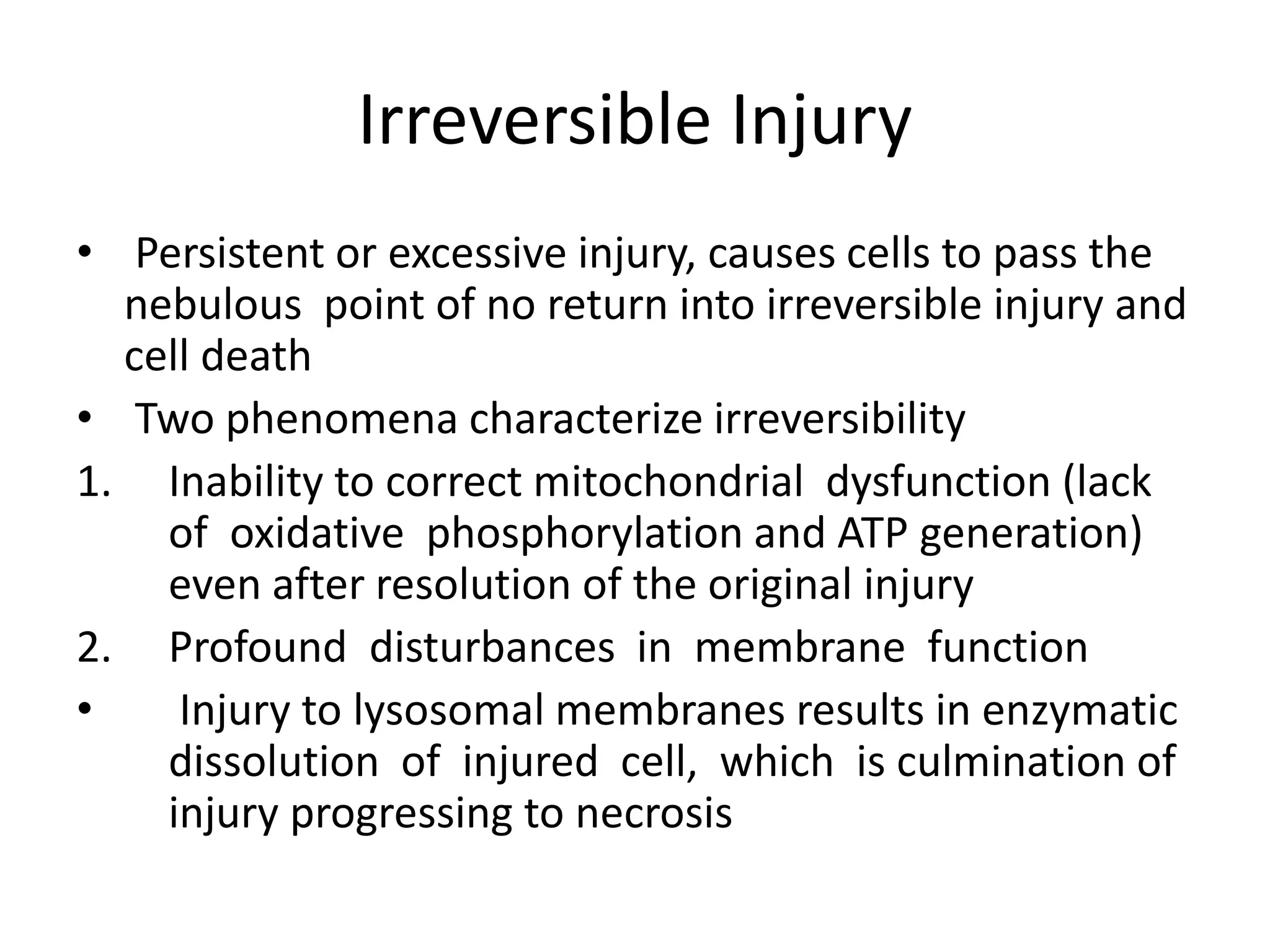 Cell injury part 1 | PPTX