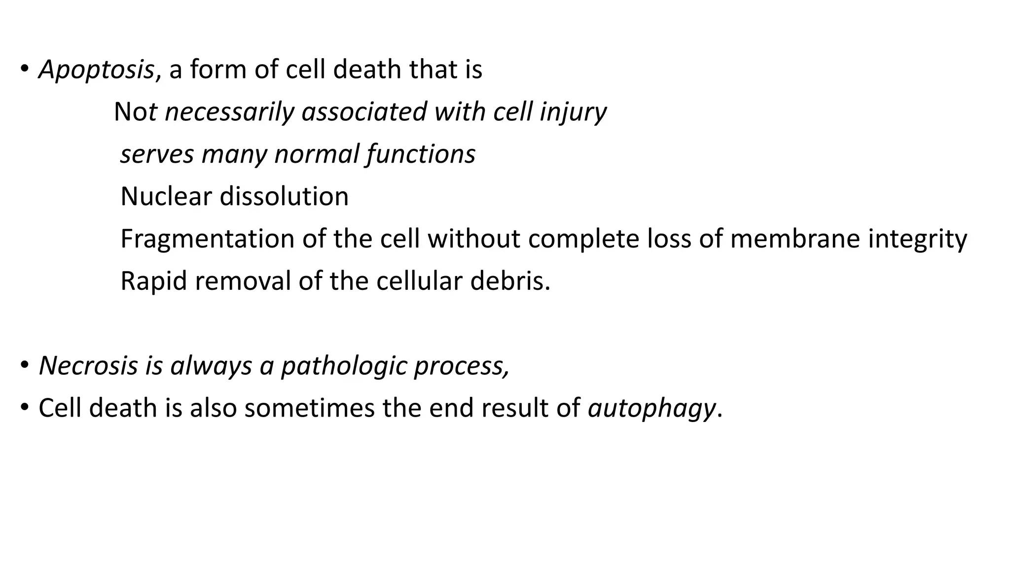 Cell injury pathology | PPTX