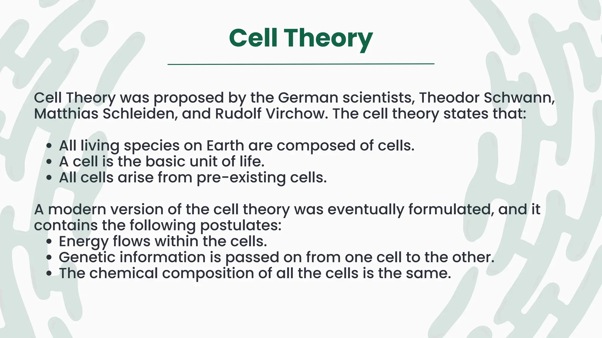 Introduction to Cell: Its Main Parts and Human Cell | PPT