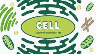 Introduction to Cell: Its Main Parts and Human Cell | PDF