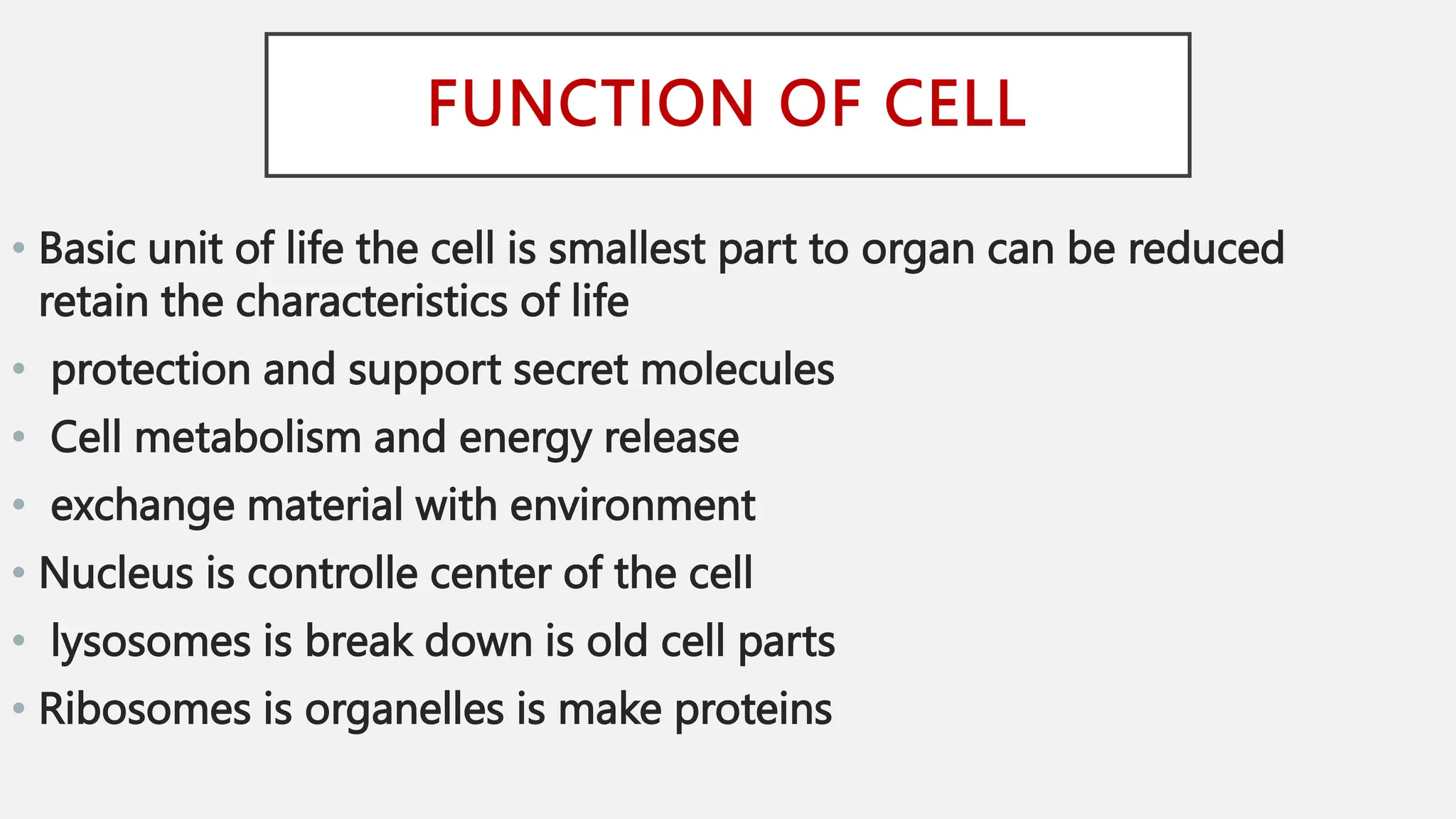 Cell introduction, definition , structure and function , slide share .pptx