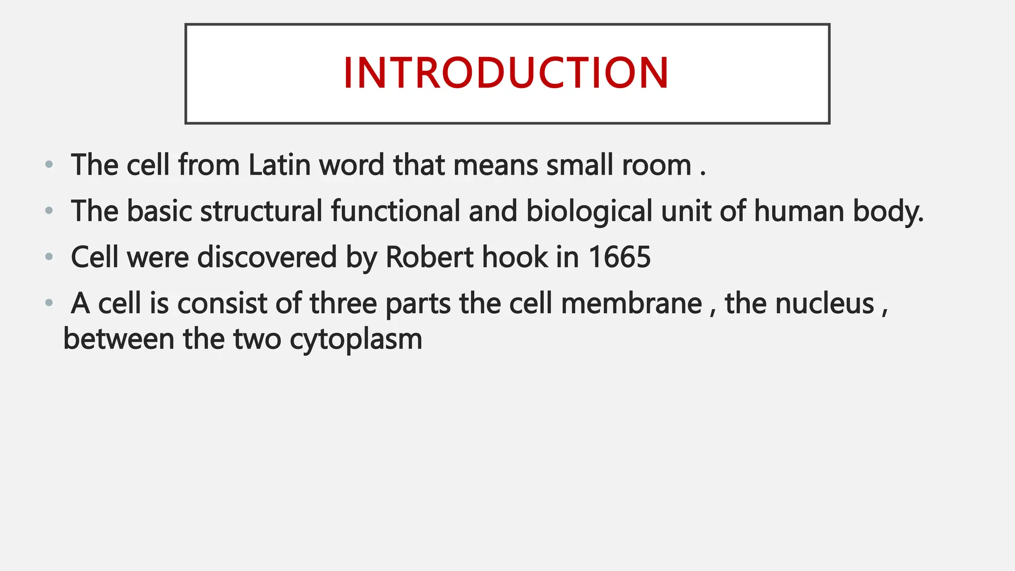 Cell introduction, definition , structure and function , slide share .pptx