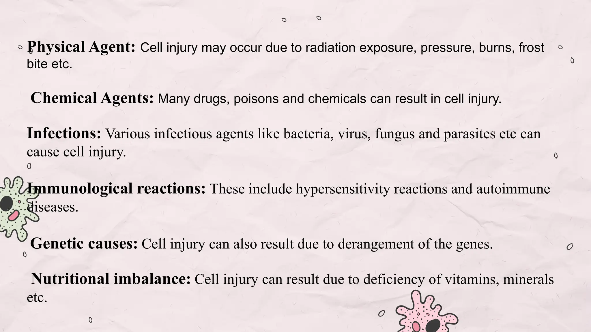 cell inury and its type and cell adaptation | PPTX