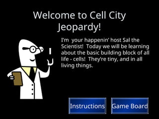 celljeopardygame.ppt an interactive gam | PPT