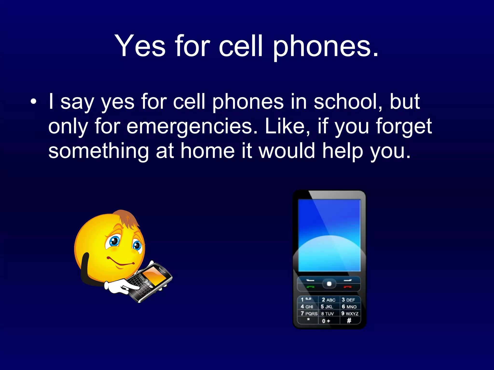 Cell Phones In School | PPT