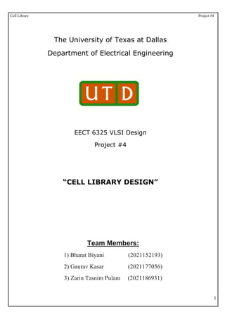 Standard cells library design | DOCX