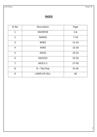 Standard cells library design | DOCX