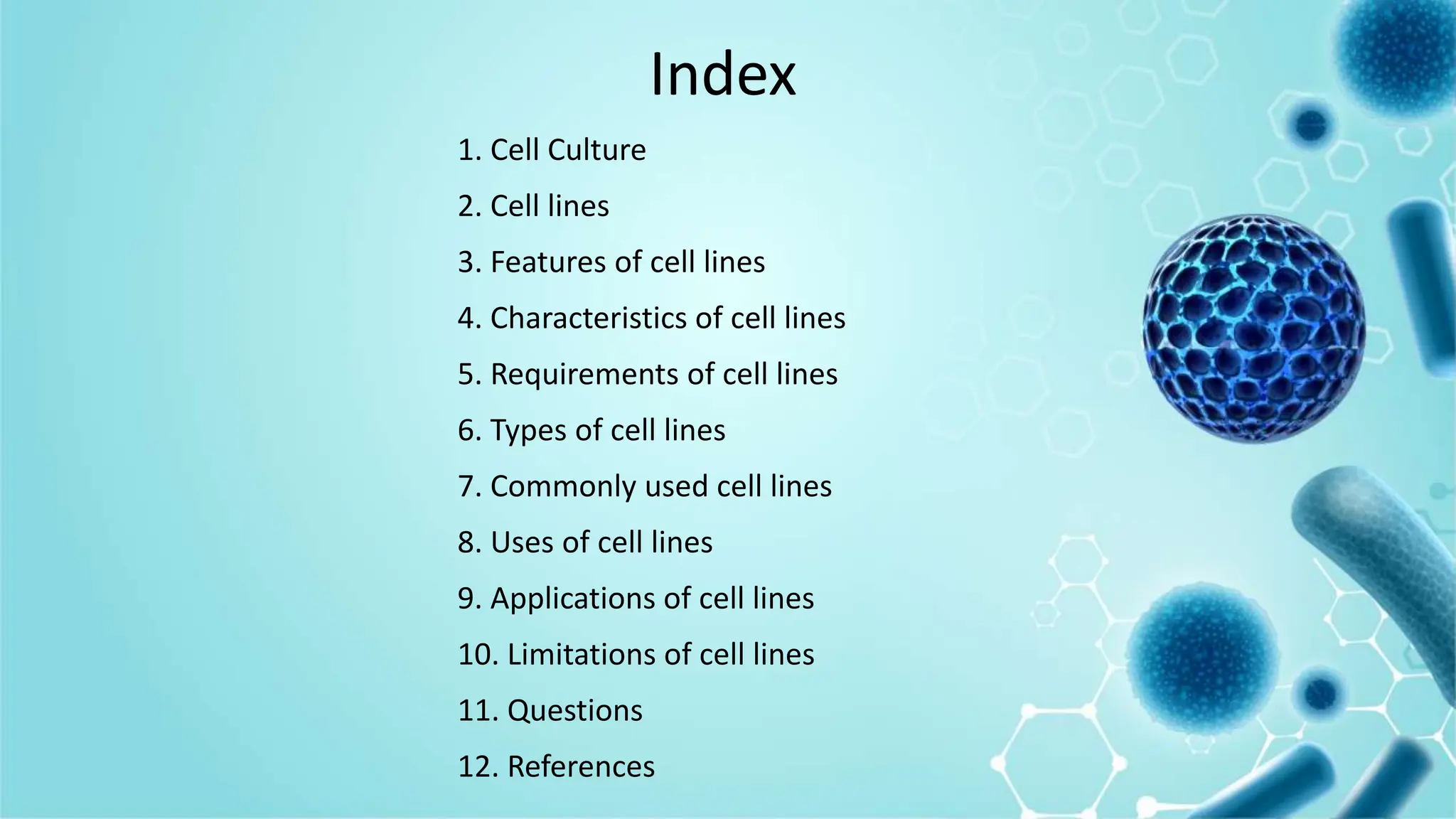 cell line description in detail by krishna | PPTX