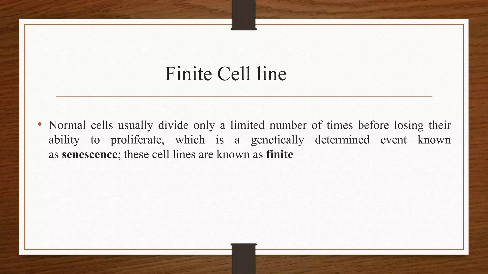 Cell line culture | PPTX