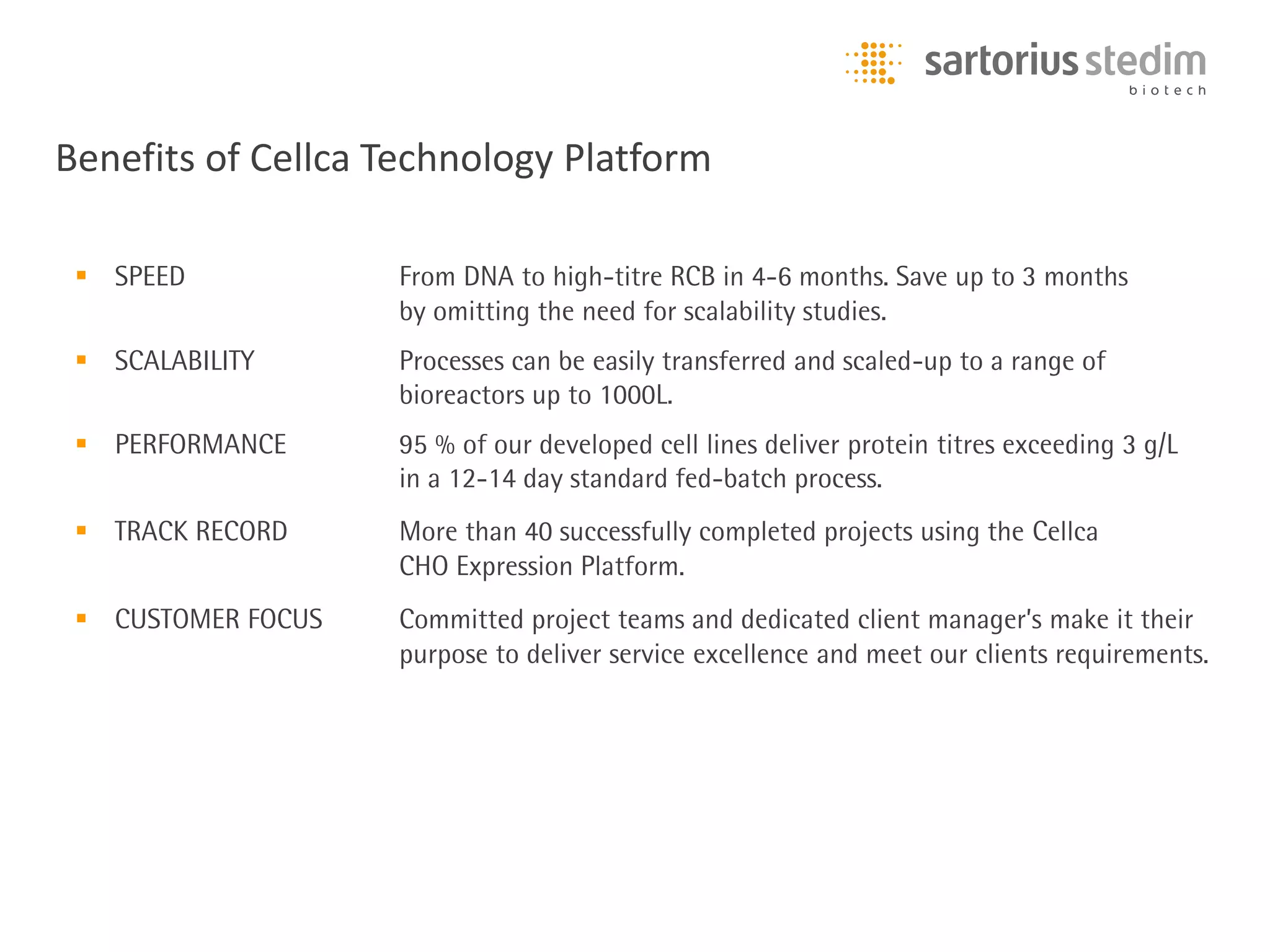 Cell line development services | PDF
