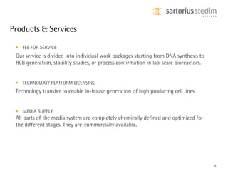 Cell line development services | PDF