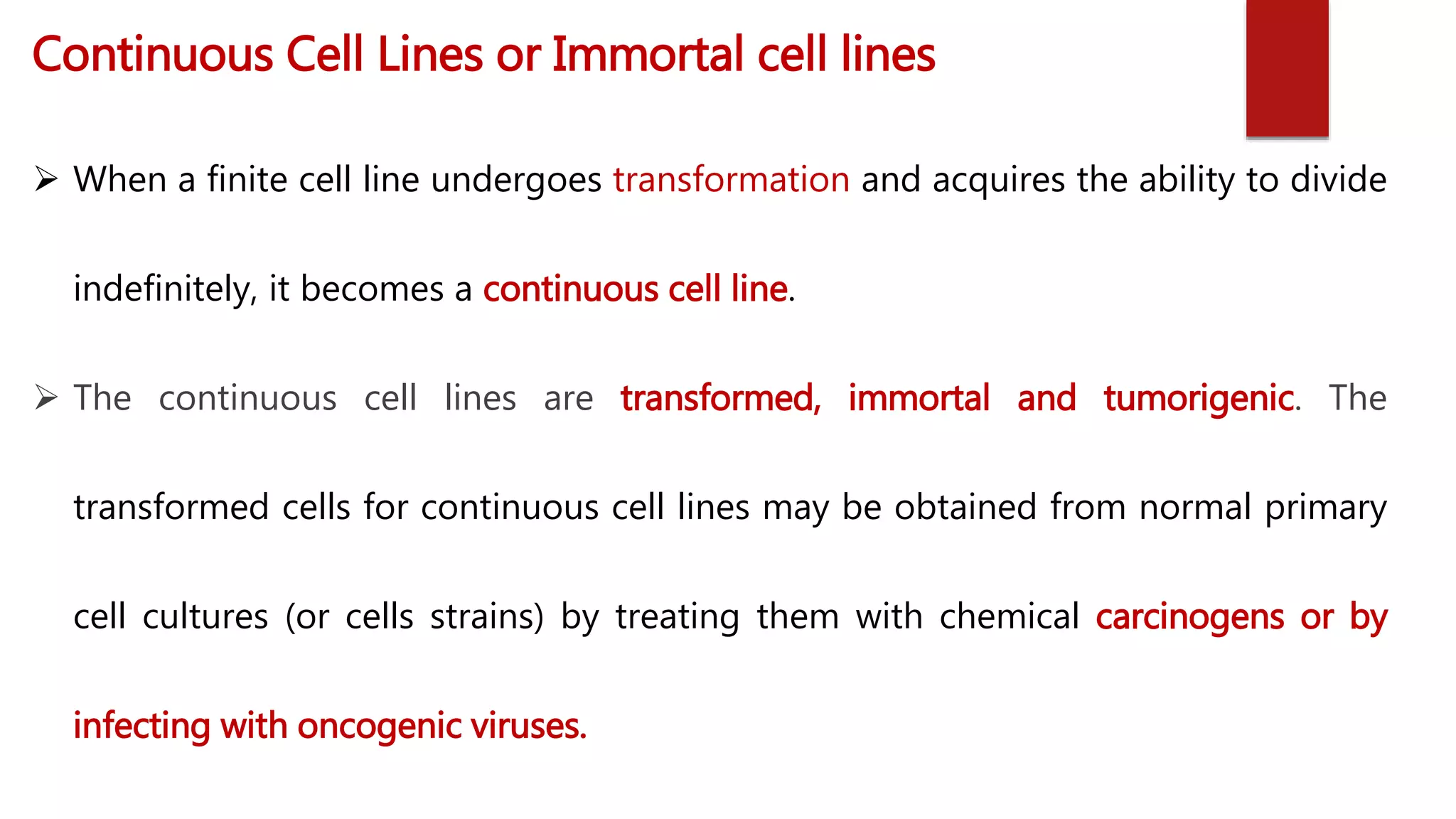 Cell lines | PPTX