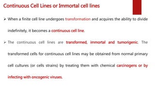 Cell lines | PPTX