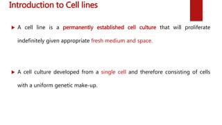 Cell lines | PPTX