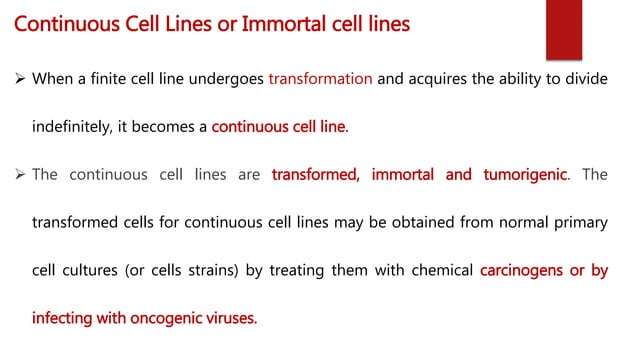 Cell lines