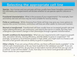 Cell lines | PPTX