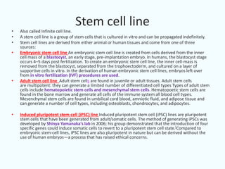 Cell lines seminar | PPTX