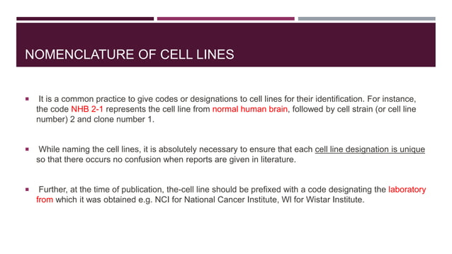 Cell line study | PPTX